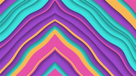 Colorful Abstract Background With Layered Wavy Diagonal Lines In Bright Vibrant Colors Dynamic