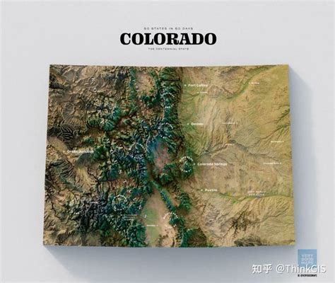 最美地形图分享美国 50 个州地形图美爆了 知乎