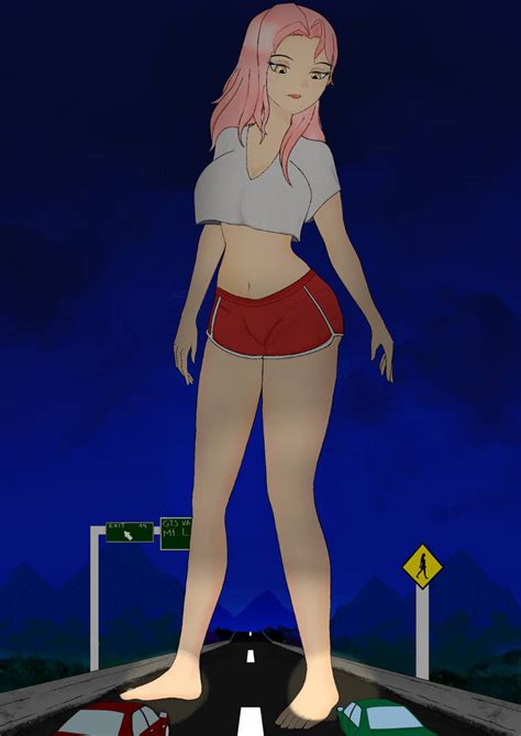 Giantess Highway By Sizeablehug On Deviantart