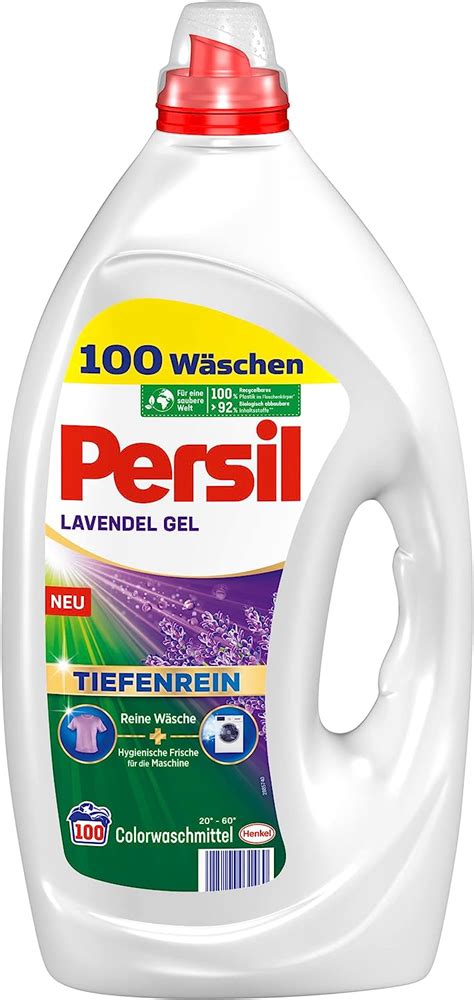 Persil Color Kraft Gel Lavendel Waschladungen Flüssigwaschmittel mit Tiefenrein