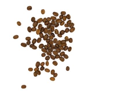 Premium Photo Group Of Coffee Beans Isolated On White Background