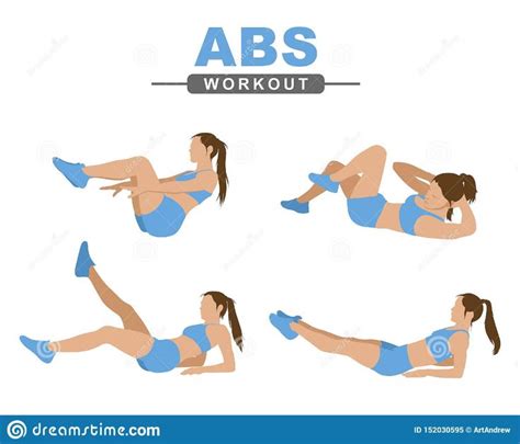 A Woman Doing The Abs Workout On Her Stomach