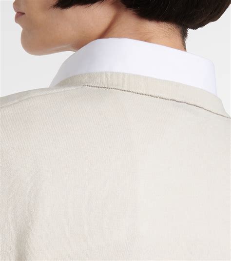 Cashmere Sweater In Neutrals Brunello Cucinelli Mytheresa