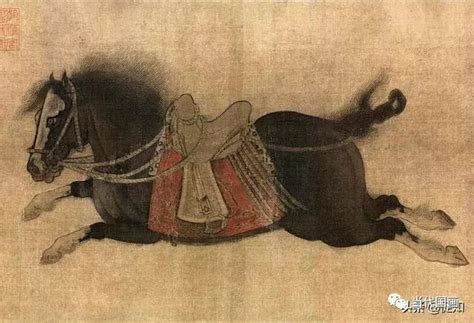 故宫博物院藏昭陵六骏图卷 李世民