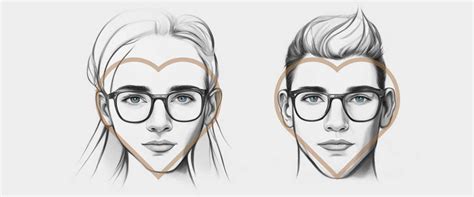 Heart Shaped Face Glasses Men Glasses For Heart Shaped Faces