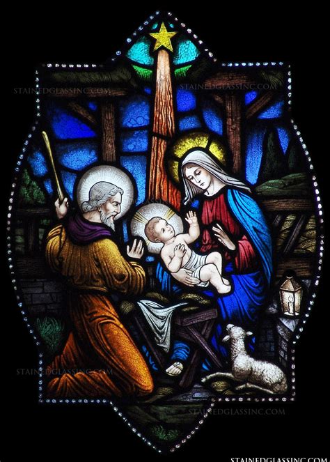 No Crying He Makes Religious Stained Glass Window