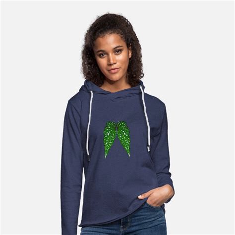 Leafy Angel Wings Digital Cartoon Lucky 6 Design Unisex Lightweight