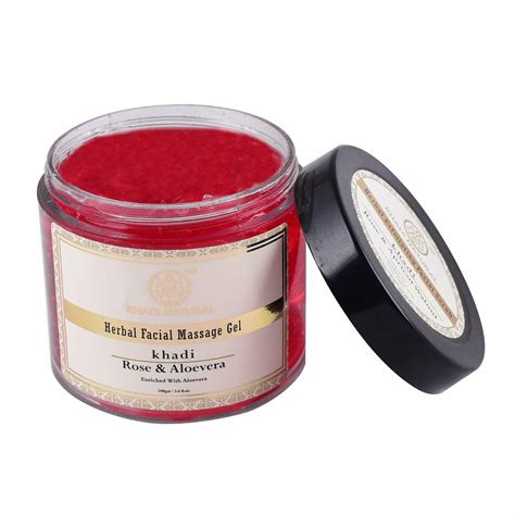 Buy Khadi Natural Rose And Aloe Vera Herbal Face Massage Gel In Uk And Usa