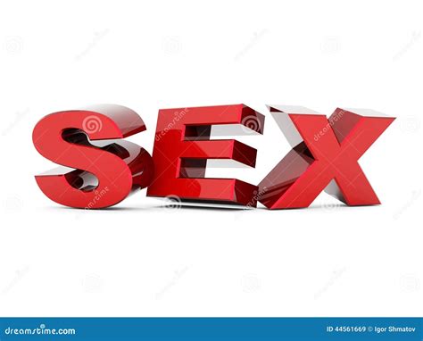 Sexo De La Palabra Stock De Ilustración Ilustración De Palabra 44561669