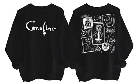 Coraline Sweatshirt Coraline Shirt Horror Coraline Movie Sweatshirt