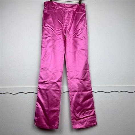 Alc Hartford Satin Straight Barbiecore Pants Ebay