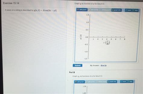 Solved Exercise 1514 A Wave On A String Is Described By
