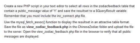 Create A New Php Script In Your Text Editor To Select Chegg