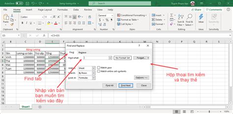 Find Replace trong Excel Tìm và thay thế trong Excel VietTuts