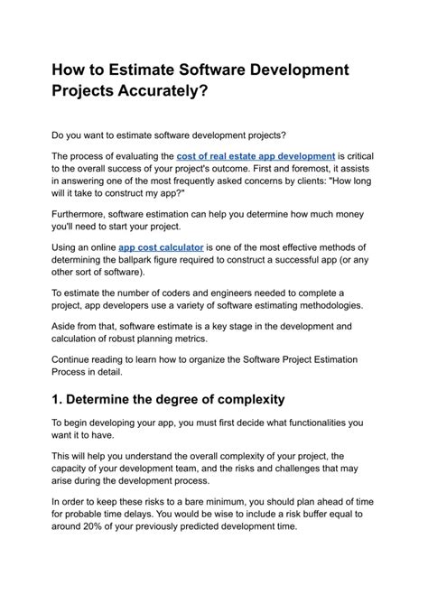 Ppt How To Estimate Software Development Projects Accurately Powerpoint Presentation Id