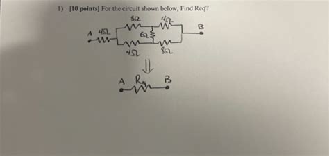 Solved Points For The Circuit Shown Below Find Chegg