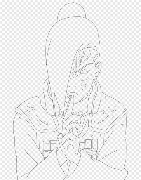 White Line Art Character Sketch Design Angle White Png PNGEgg