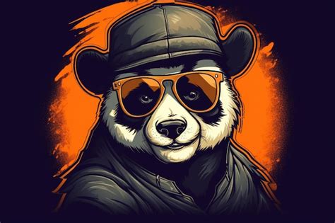 Premium Ai Image Araffe Wearing A Hat And Sunglasses And A Scarf