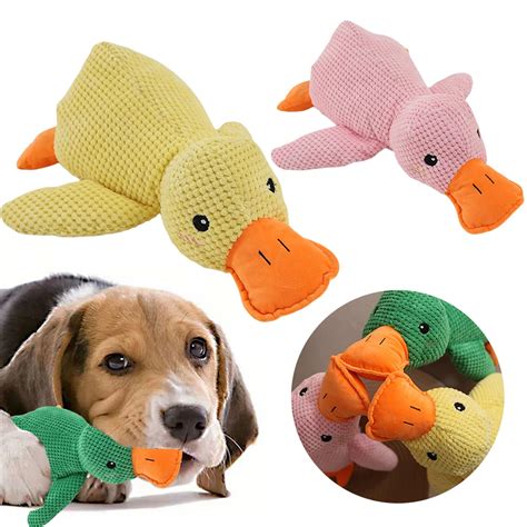 Мягкая Плюшевая Игрушка Для Собак С Скрипущей Уткой | AliExpress