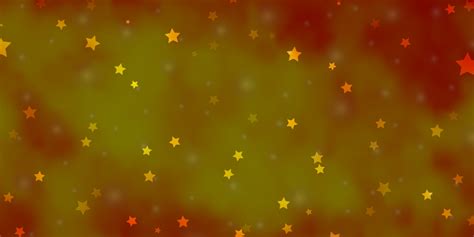 Light Orange Vector Pattern With Abstract Stars 2277556 Vector Art At Vecteezy