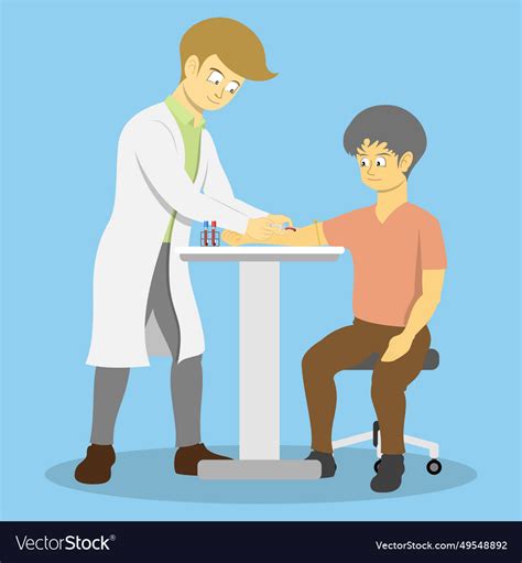 Blood Test Royalty Free Vector Image Vectorstock