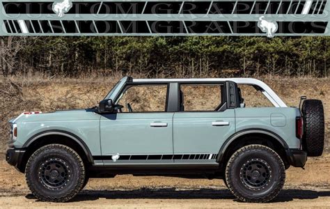 Best Design Stickers Decals Compatible With Ford Bronco Wildtrack