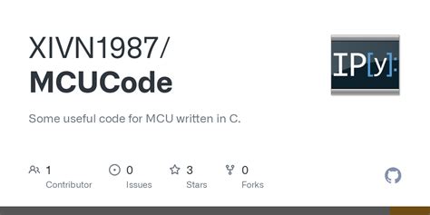 GitHub XIVN1987 MCUCode Some Useful Code For MCU Written In C