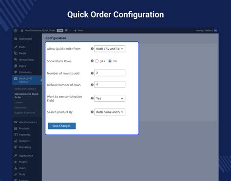 Quick Order Plugin For Woocommerce By Webkul Codecanyon