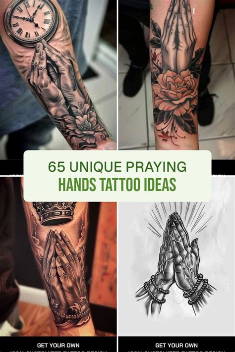 Elegant Praying Hands Tattoo Designs For Ladies Symbolism And Stylish