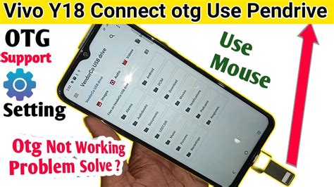 Vivo Y Connect Otg Use Pendrive Otg Settings YouTube