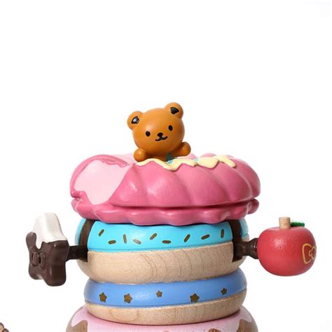 現貨正版 Hello Kitty 音樂盒 甜甜圈 上下動音樂盒 三麗鷗 Sanrio 音樂盒 木製音樂盒 聖誕禮物 禮物 蝦皮購物