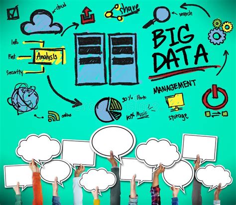 Concetto Online Della Base Di Dati Di Tecnologia Di Grande Archiviazione Di Dati Illustrazione