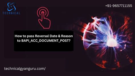How To Pass Reversal Date And Reason To Bapiaccdocumentpost