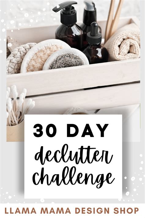30 Day Declutter Challenge Checklist