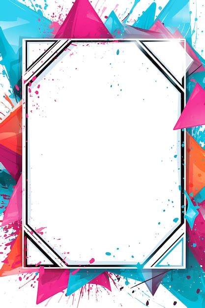 Premium Photo A Colorful Picture With A Frame That Says Quot The