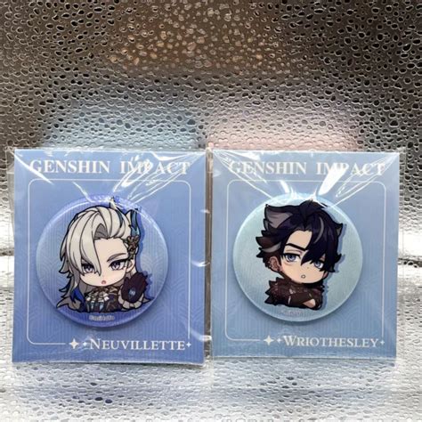 Mihoyo Official Genshin Impact Chibi Fontaine Neuvillette Wriothesley