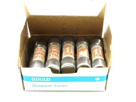 10 New Gould Shawmut Atm10 Fuses Sb Industrial Supply Inc