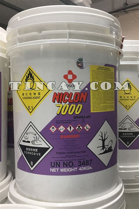 Hoá Chất Clorine Tosoh Niclon 7000 • Tin CẬy