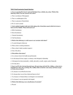 Module 1 PSW Foundation With Answers INDIVIDUALITY According To