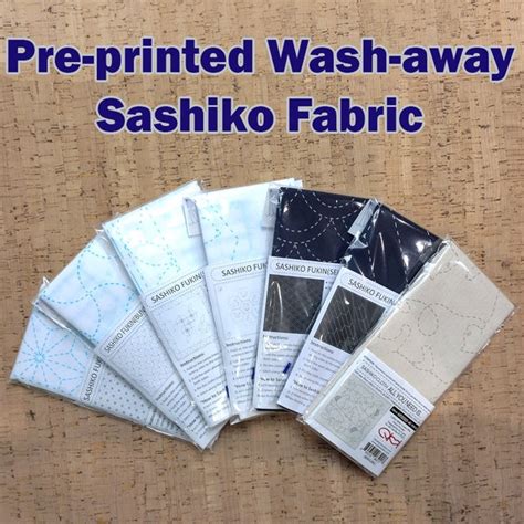 Pre Printed Sashiko Fabric Etsy Australia