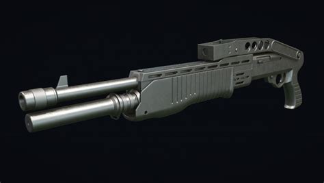 Modelo 3d Spas 12 Escopeta Sub D TurboSquid 1234333