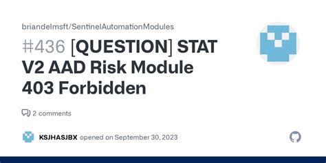 Question Stat V2 Aad Risk Module 403 Forbidden · Issue 436