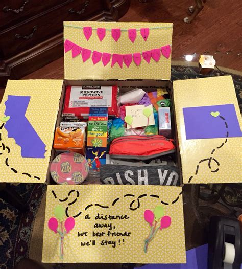 Diy Birthday Ts For Your Best Friend Diy Care Package Friends