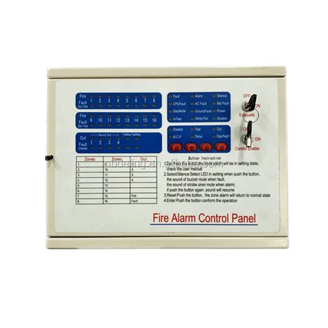 Buy Deling Wired System Conventional Fire Alarm Control Panel 8 Zones