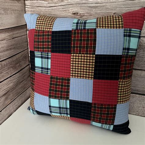 Patchwork Pillow Etsy