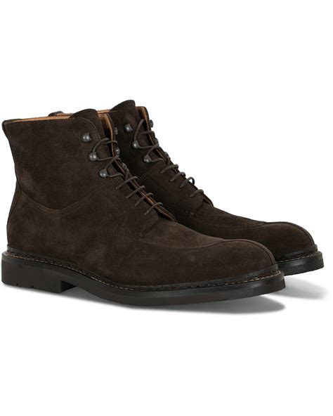 Heschung Ginkgo Boot Dark Brown Suede At