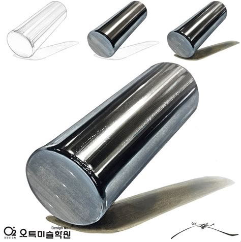 금속질감 기초디자인 금속 질감 제품 스케지 질감