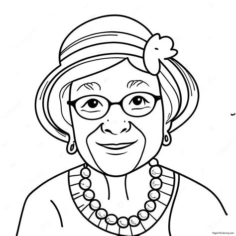 Happy Birthday Grandma Coloring Page 16521 13498