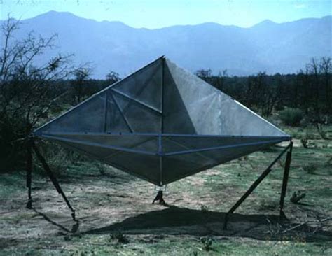 one of two radar corner reflectors installed at piñon flat observatory