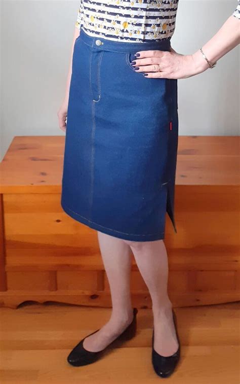 Itch To Stitch Its043 Danube Jean Skirt Downloadable Pattern